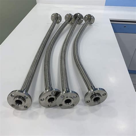 Ss 304 Flexible Hose Assembly 1 X 2mtr Flange End Hosfix