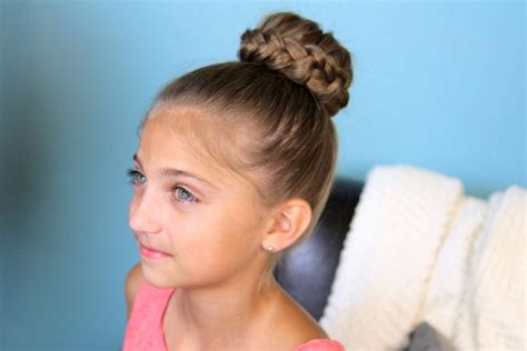 Lace Braided Bun Cute Updo Hairstyles Cute Girls Hairstyles Cute
