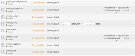 immich docker stack issue docker engine unraid