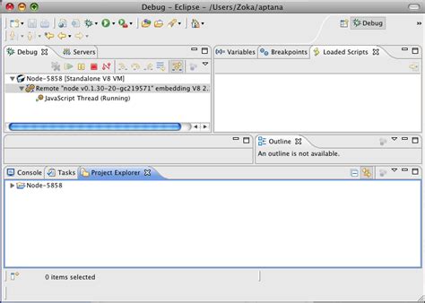 Using Eclipse As Node Applications Debugger Thomseddonnode Github Wiki