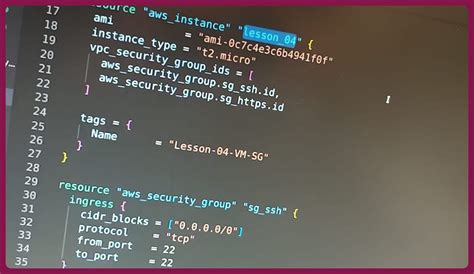 Terraform Coding An Aws Configuration