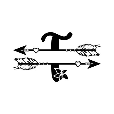 Initial Decorative Monogram Split Letter Vector 8325865 Vector Art At Vecteezy