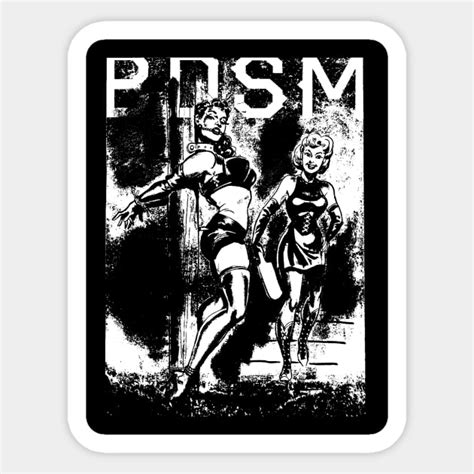 Black And White Bondage Bondage Bdsm Sticker Teepublic