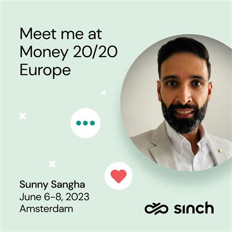 Sunny Sangha On Linkedin Financialservices Money Money2020 Money2020europe Communications