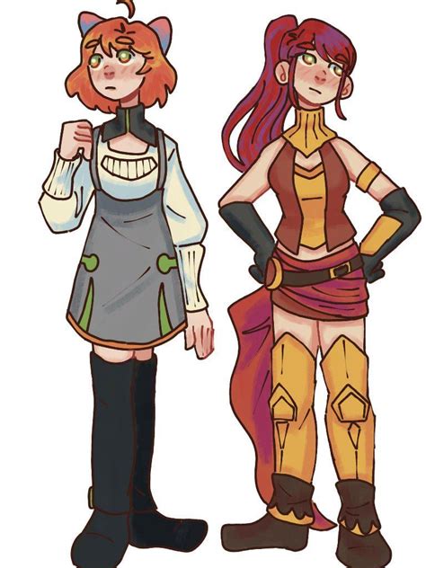 Penny And Pyrrha My Two Favs By Starr57078 On Twitter Commissioned