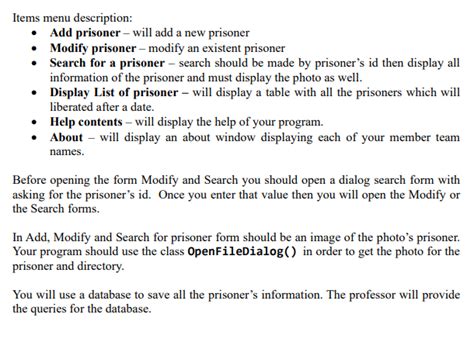 Project Objectives To Write A Program That Chegg Com