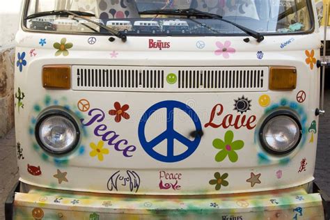 Peace And Love Are Worldwide Recognized Editorial Photography Image