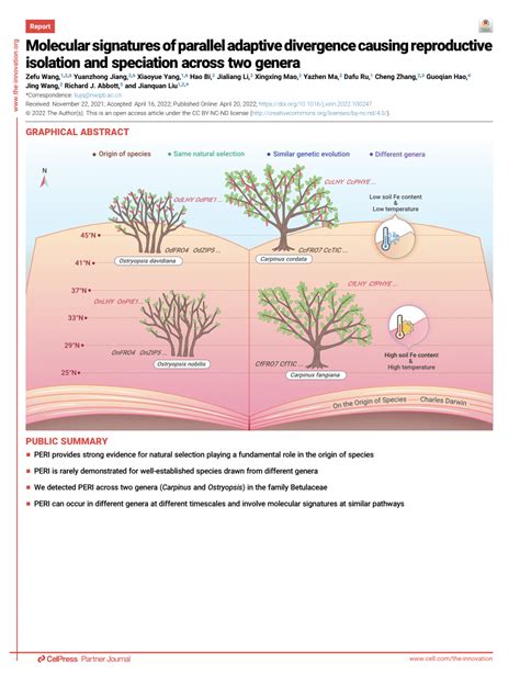Pdf Molecular Signatures Of Parallel Adaptive Divergence Causing Reproductive Isolation And