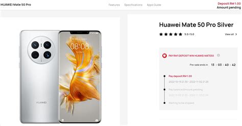 Updated Huawei Mate 50 And Mate 50 Pro Pre Order Starts In Malaysia