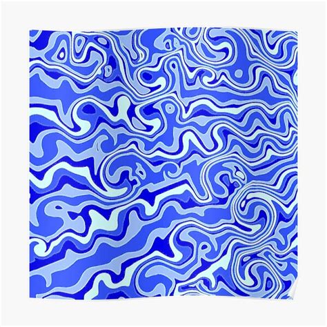 Bumpy Lines Liquid Swirl Lines Funky Modern Abstract Art 5 Of 6