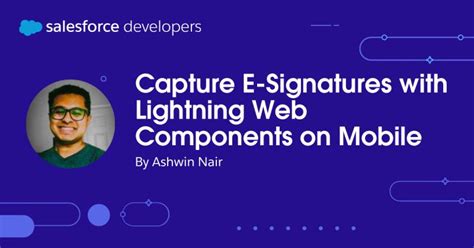 Salesforce Developers On Linkedin Capture E Signatures With Lightning Web Components On Mobile