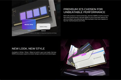 Predator Hermes Rgb Ddr Gb X Gb Mhz Desktop Ram Black White Shopee