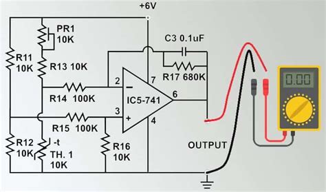 Thermistor Circuit Diagram