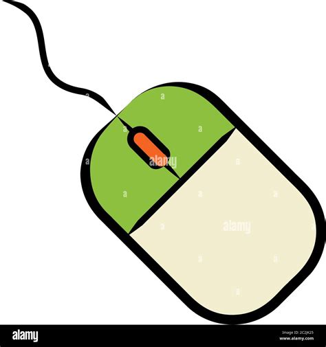 Computer Mouse Icon Vector Art Illustration Stock Vector Image And Art Alamy