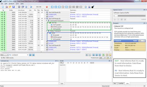 When Monitoring Data On The USB Bus How Do I Tell Which Data Is From The Host Computer And