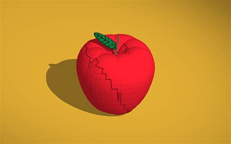 3d Design Apple Tinkercad