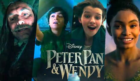 Peter Pan Wendy First Official Trailer Jude Law Captain Hook Yara Shahidi As Tinkerbell And