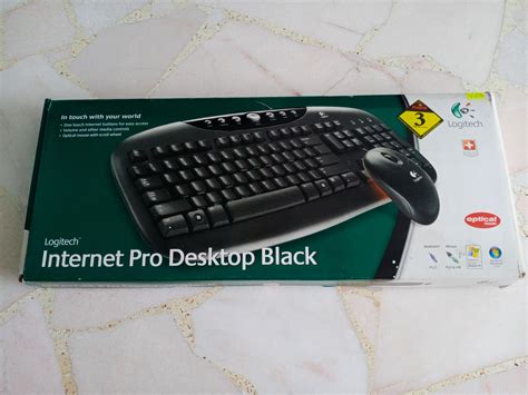 Logitech Internet Pro Desktop Black Computers Tech Parts Accessories Computer Keyboard On