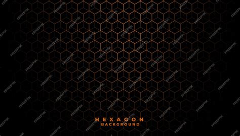 Free Vector 3d Style Glowing Hexagonal Pattern Background For Modern