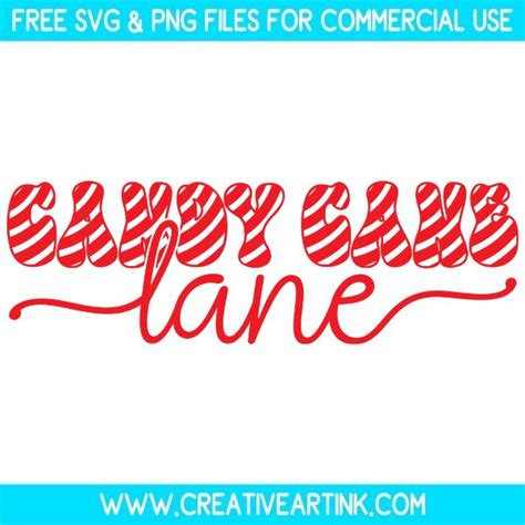 Candy Cane Lane Svg Free Svg Files
