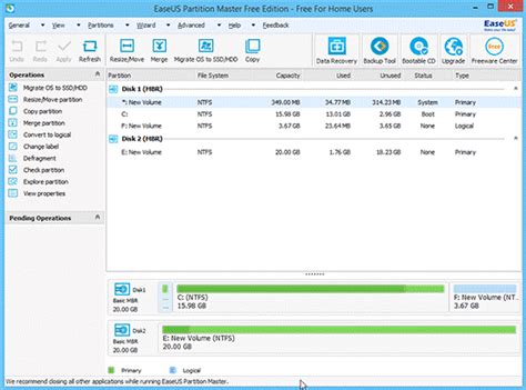 Free Easeus Partition Tool To Manage Disk Partitions On Windows