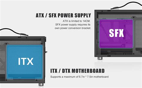 Kxrors G200 Mini Itx Pc Gaming Case Front I O Usb 3 0 Type C Port High Airflow