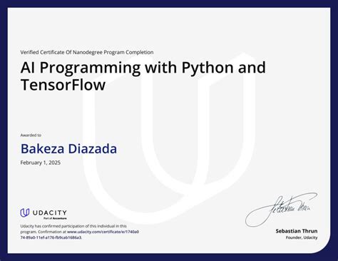 Ai Python Tensorflow Udacity Nanodegree Machinelearning Bakeza