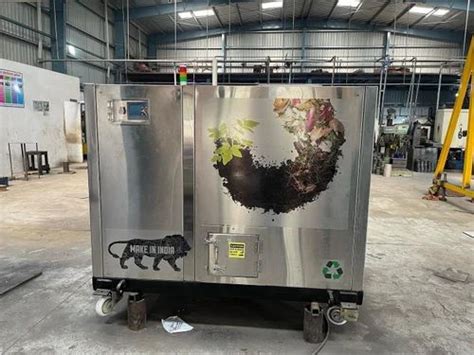 Stainless Steel Food Waste Organic Composting Machine Fully Digested