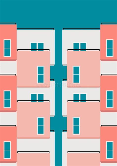 Architecture Abstract Poster Cover Poster With Geometric Shape