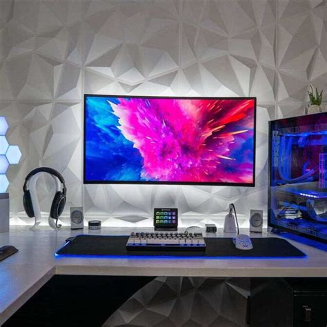 Gaming Setup Wall At Willard Corey Blog