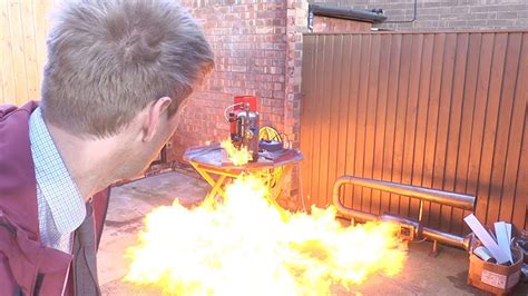 Colin Furze And James Bruton Build A Fire Blaster That Can Be Voice