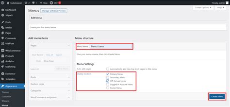 Cara Membuat Menu Website Konsultan Bisnis Satoeasa