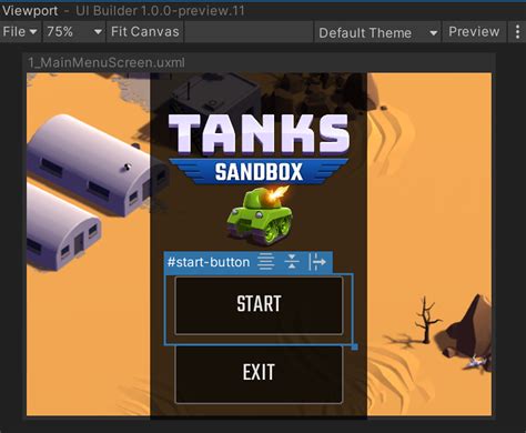 Unity Manual Set Up The Canvas