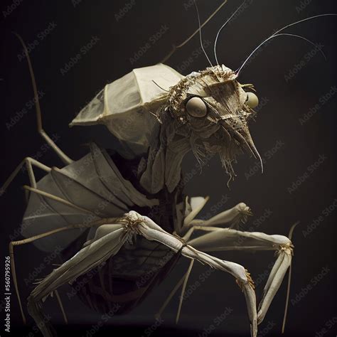 White Artificial Construct Elongated Angular Mutated Creature White Artificial Construct Elongated Angular Mutated Creature