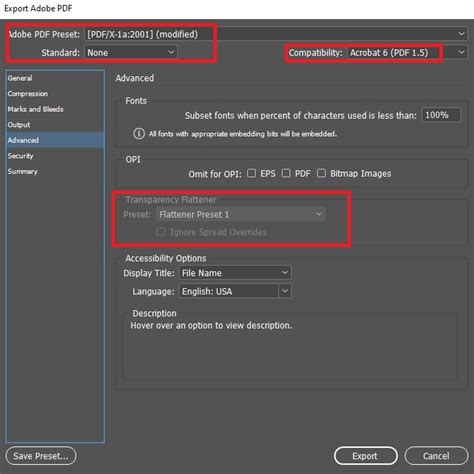 Flattener Presets Adobe Community 12437469