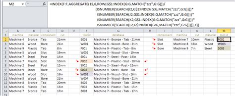 Excel Return Cell That Contains All Of These Things Stack Overflow