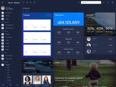 Aone Fully Responsive Admin Dashboard Template Built With Bootstrap 5 Framework