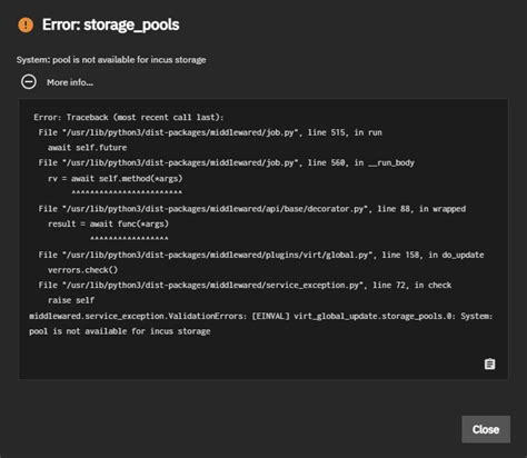 Virtual Machine Instances Break After Moving System Dataset Pools 25 04 Apps And