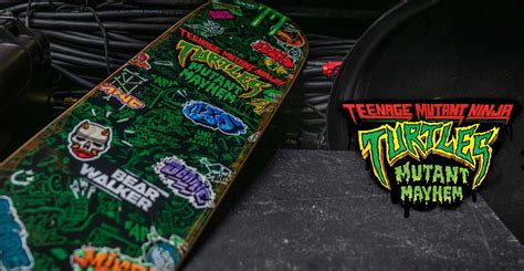 Bear Walker Skateboard Designer Teams Up With Tmnt Mutant Mayhem