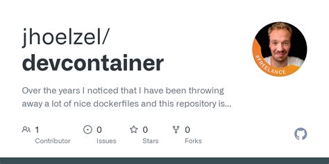 Github Jhoelzeldevcontainer Over The Years I Noticed That I Have