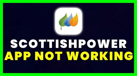 Scottish Power App Not Working How To Fix Scottishpower App Not Working Youtube