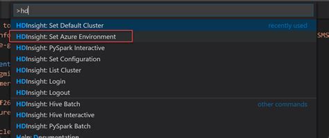 hdinsight extension for vs code now available in azure government azure government