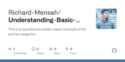 Github Richard Mensahunderstanding Basic Ml Repository This Is A Repository To Explain
