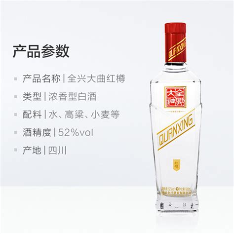 全兴大曲红尊52度浓香型白酒老八大名酒高度纯粮食酒礼盒500ml 6 虎窝淘