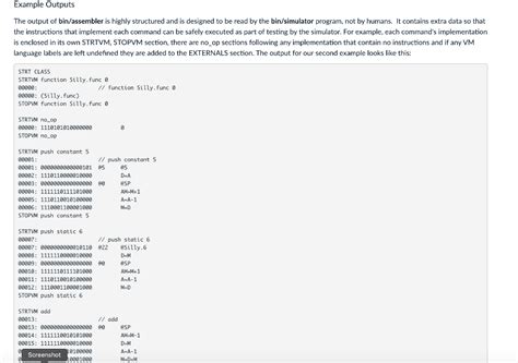 Solved Translate Jack Virtual Machine Code Into Hack