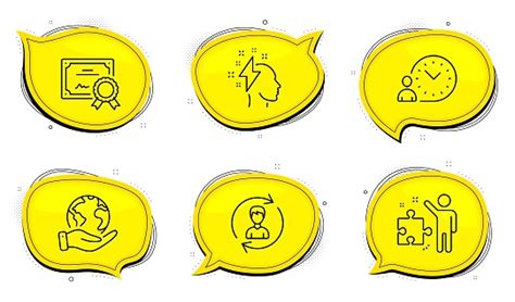 인적 자원 브레인 스토밍 및 전략 아이콘 세트 시간 관리 기호입니다 벡터 경영자에 대한 스톡 벡터 아트 및 기타 이미지 경영자 기포 벡터 Istock