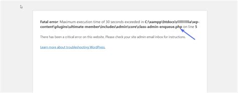 Maximum Execution Time Exceeded In WordPress How To Fix It