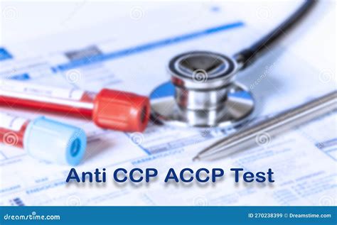 Anti Ccp Accp Test Testing Medical Concept Checkup List Medical Tests