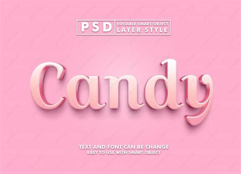 光泽顺滑3D特效字PSD模板 08