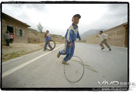 推铁环 卡通图片 简笔画 大山谷图库